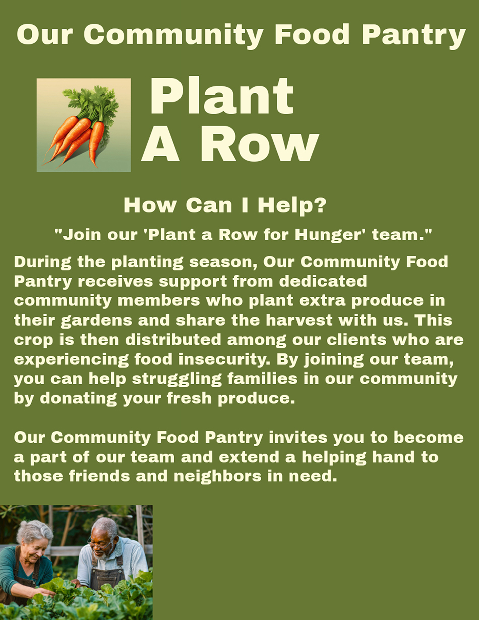 Plant a Row – Our Community Food Pantry